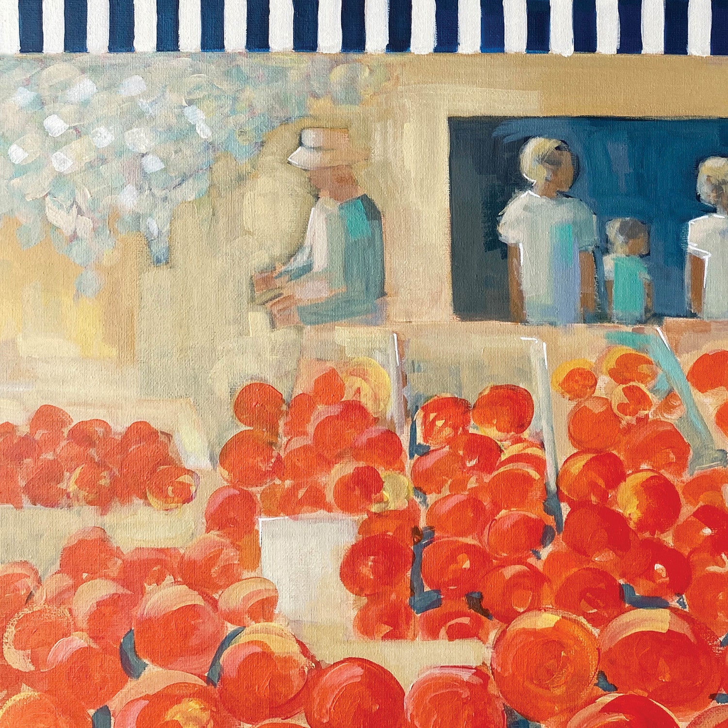 Nice Morning Market, South of France: Framed Fine Art Poster ...